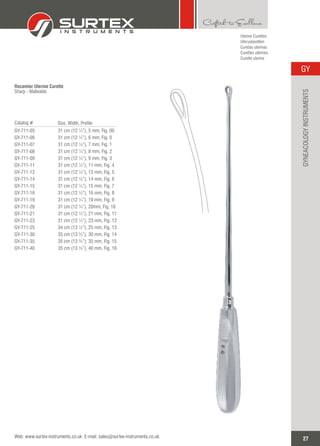 GYNECOLOGY INSTRUMENTS | PDF