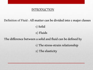 properties fluid mechanics | PPT