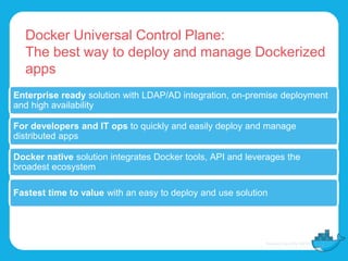 DockerCon EU 2015: Docker Universal Control Plane (Gordon's Special ...