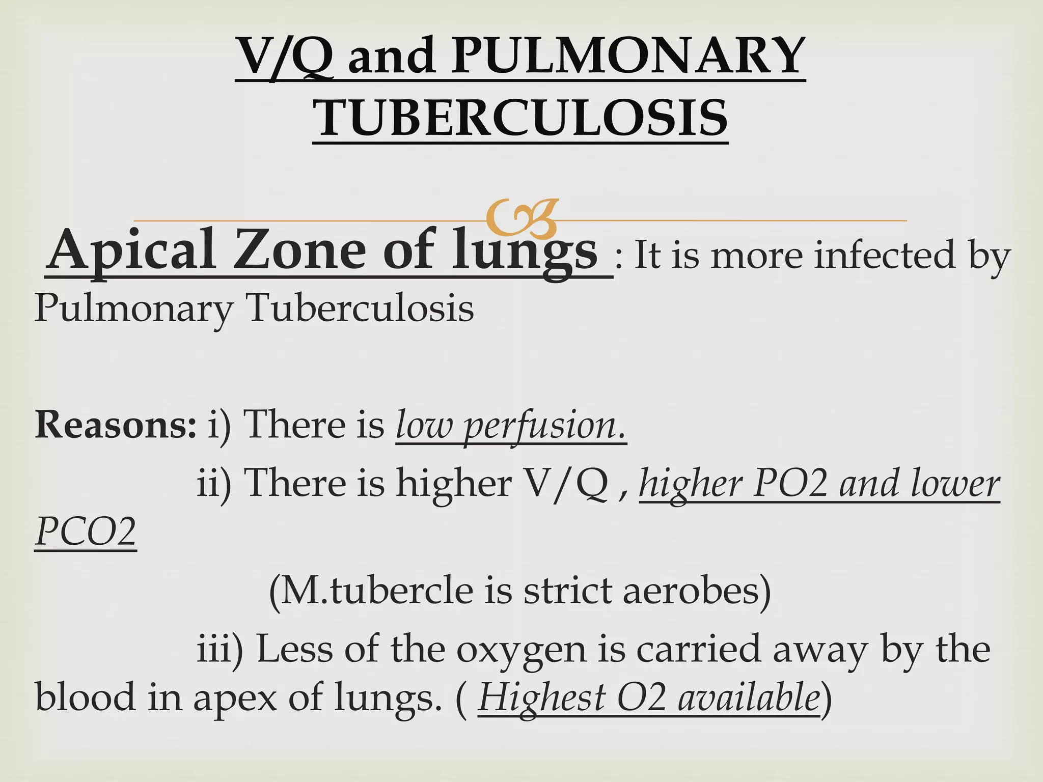 Ventilation and Perfusion in different zones of lungs. | PPTX