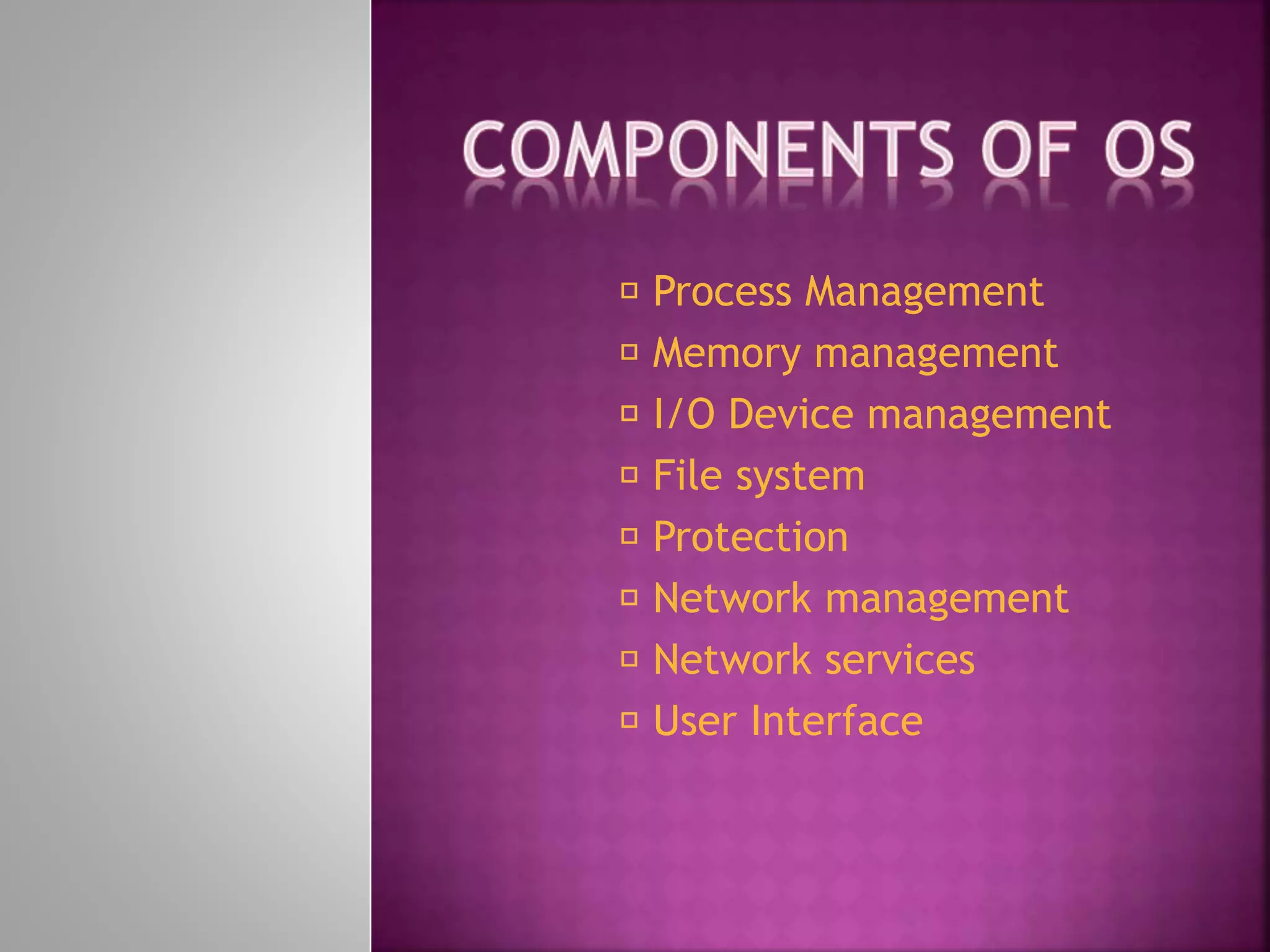 operating system | PPT