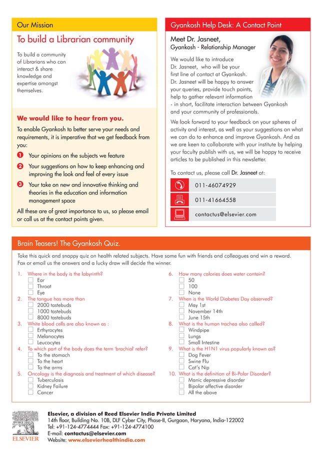 Gyankosh Newsletter (First Issue, Jan - Mar) | PDF