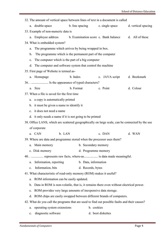 computer fundamental of_computer | PDF | Computing | Technology & Computing