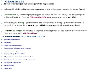 Gibberellins Example