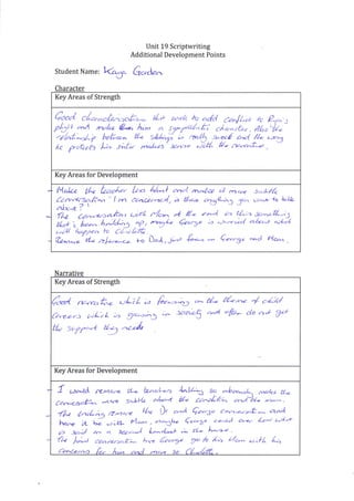 Script Feedback | PDF