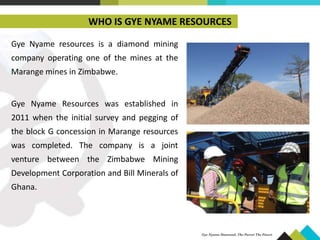 Gye Nyame Mining in Zimbabwe | PPTX