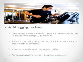 Gym Etiquettes | PPTX