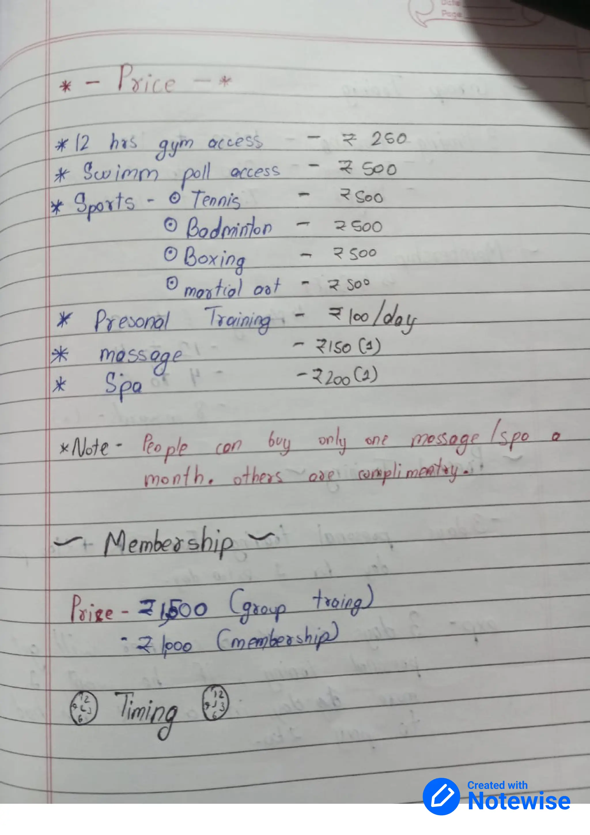 Gym business MODEL .pdf . | PDF