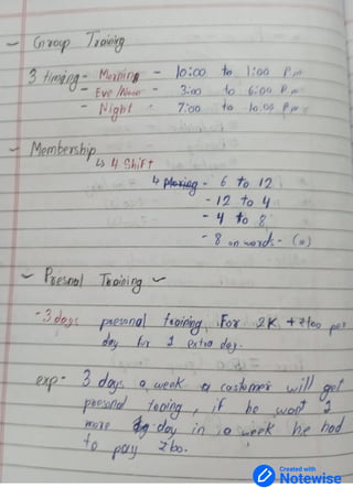 Gym business MODEL .pdf . | PDF