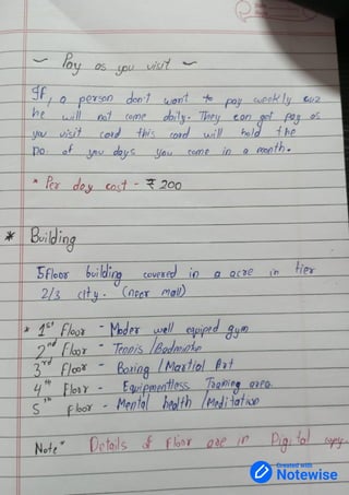 Gym business MODEL .pdf . | PDF