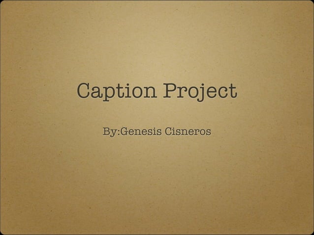 Gym caption project | PPT