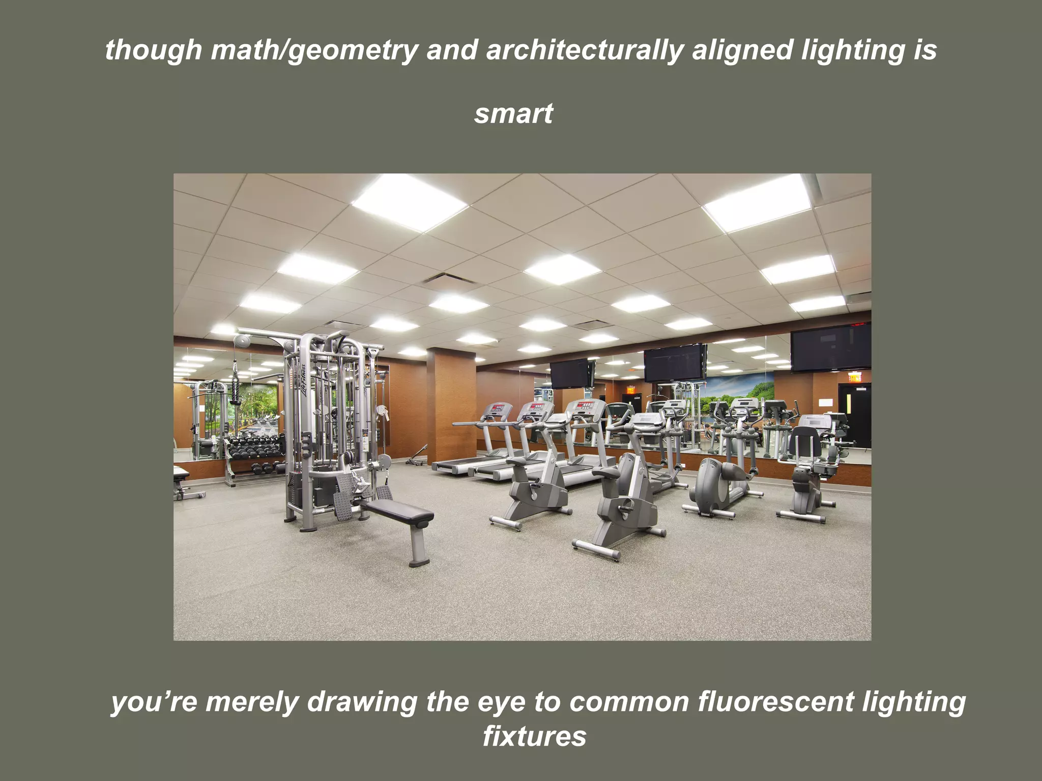 Gym Lighting Design by Cuoco Black | PPT