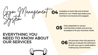 GYM MANAGEMENT SOFTWARE BY IN MY GYM ... | PDF