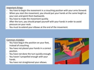 Gymnastic floor skills | PPTX