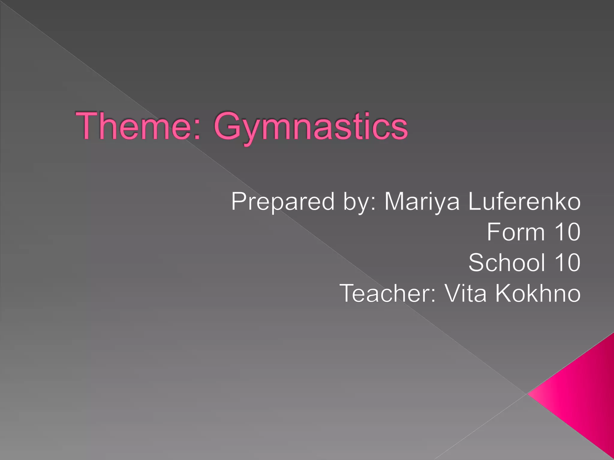 Gymnastics | PPTX