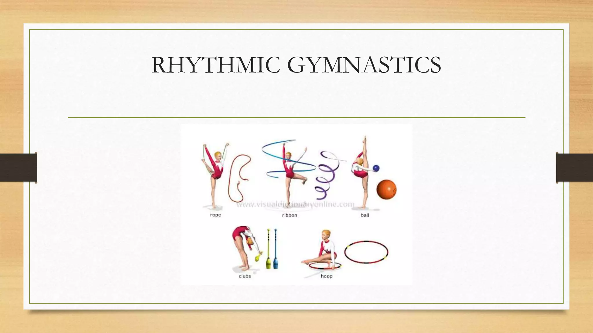 DIFFERENT TYPES OF GYMNASTICS | PPTX