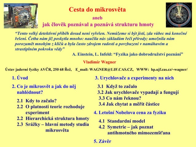 Cesta do Mikrosvěta - Gymnaziumtrebic | PPT