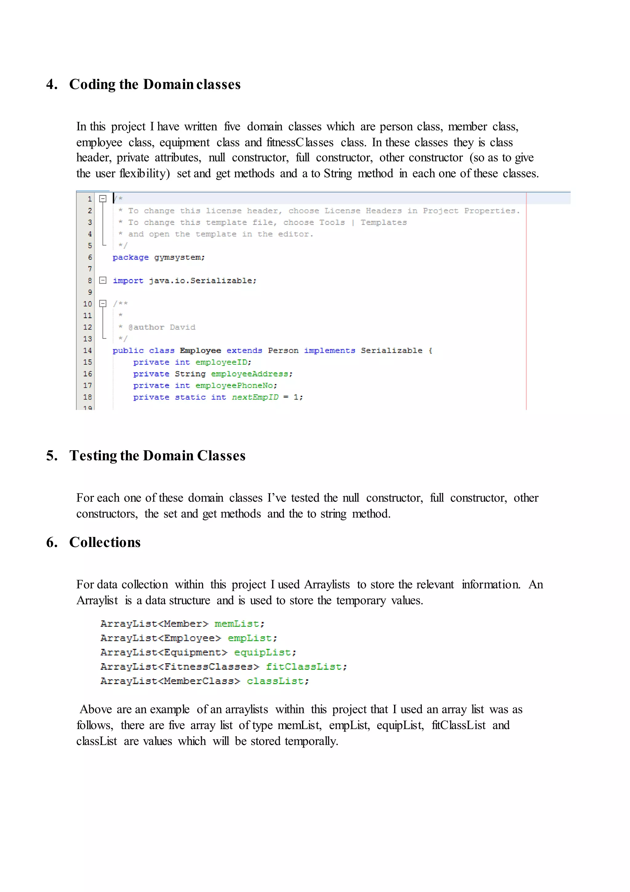 Gym Management System User Manual | DOCX