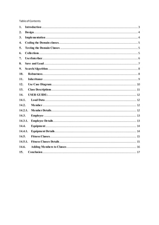 Gym Management System User Manual | DOCX