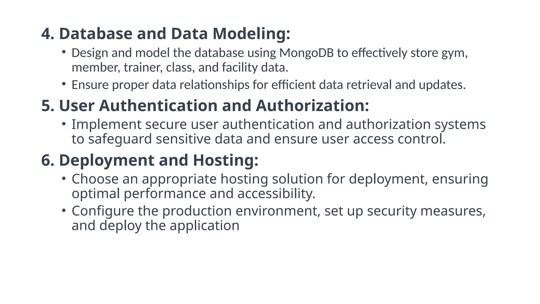 gym website presentation for college project | PPTX