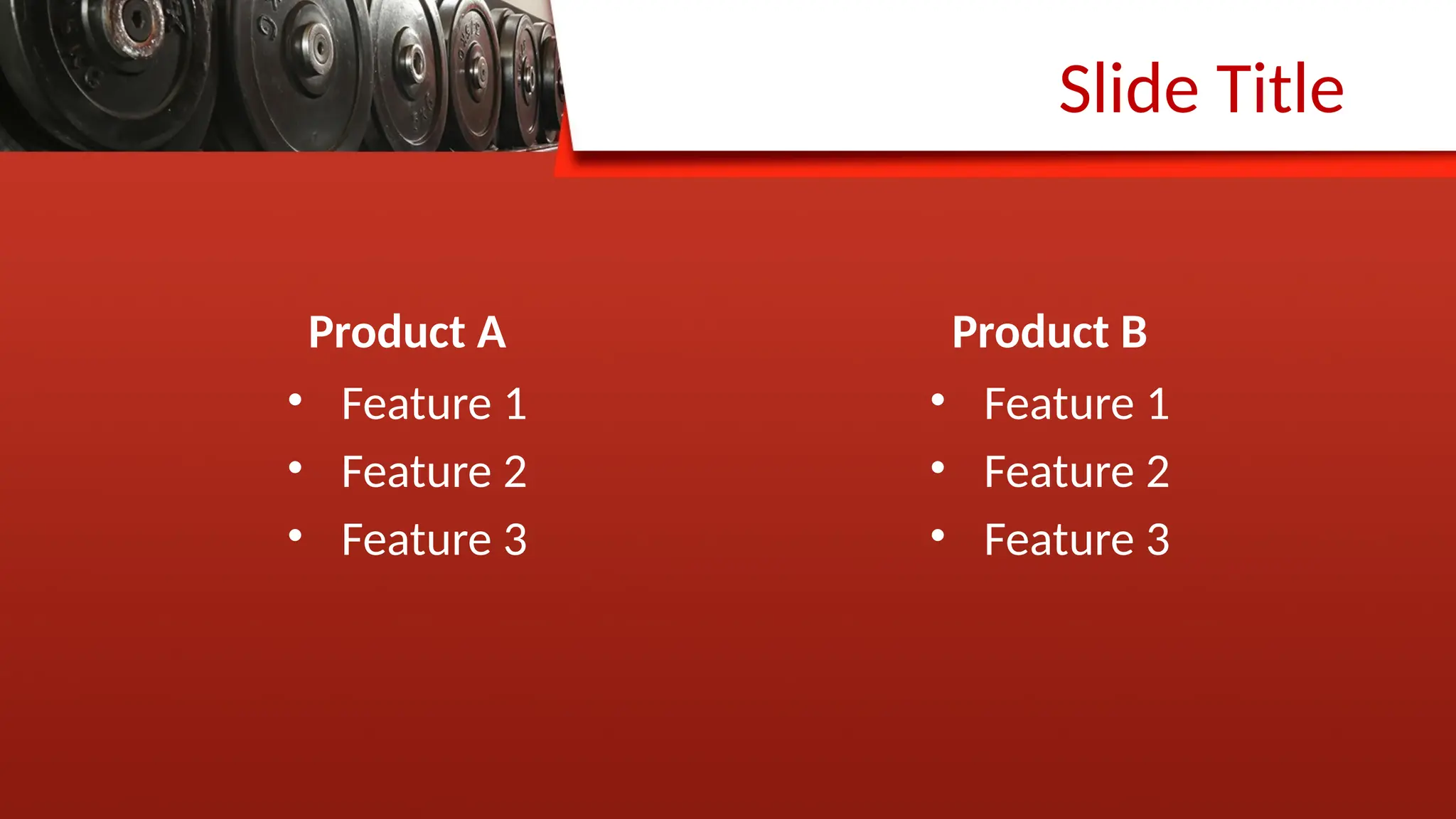 A professional gym background design for PowerPoint presentation | PPTX