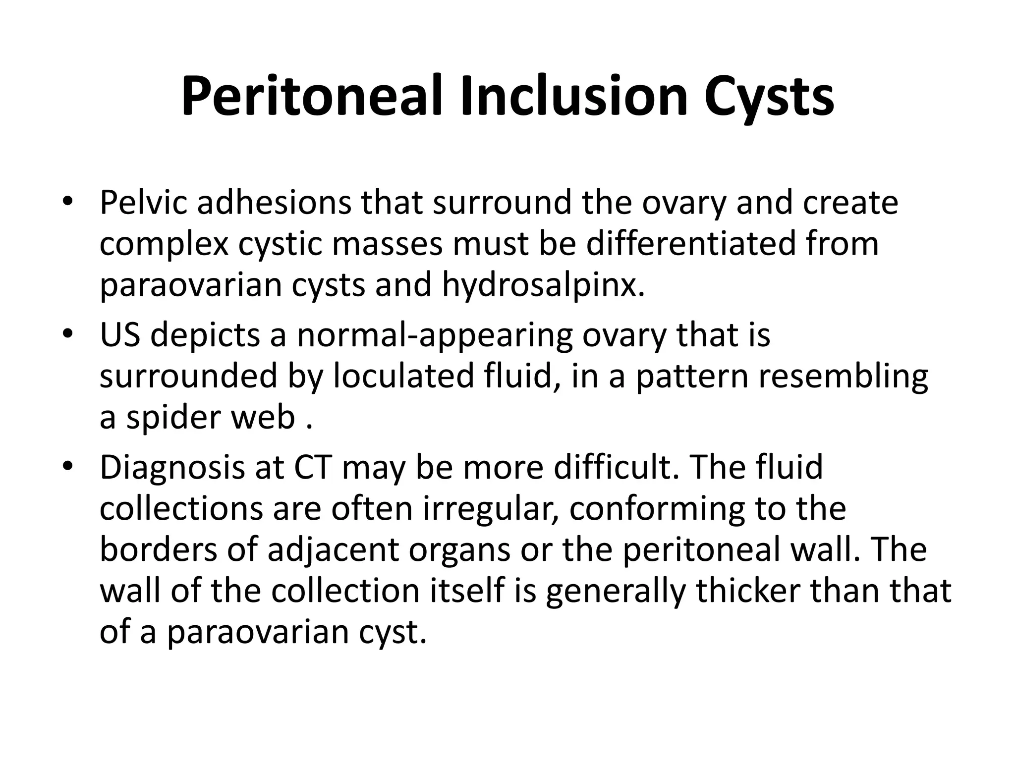 Gynacological causes of acute abdomen | PPTX