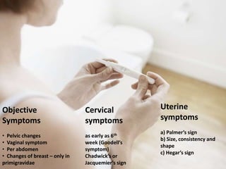 Gynae clinic diagnose of pregnancy | PPTX