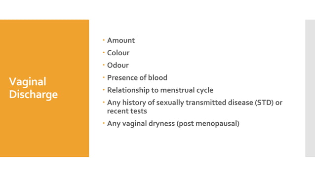 Gynaecological history taking | PPTX | Pregnancy | Reproductive Health
