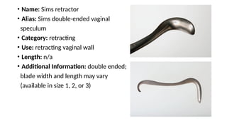 Gynaecology instruments.pptx Gynaecology.pptx