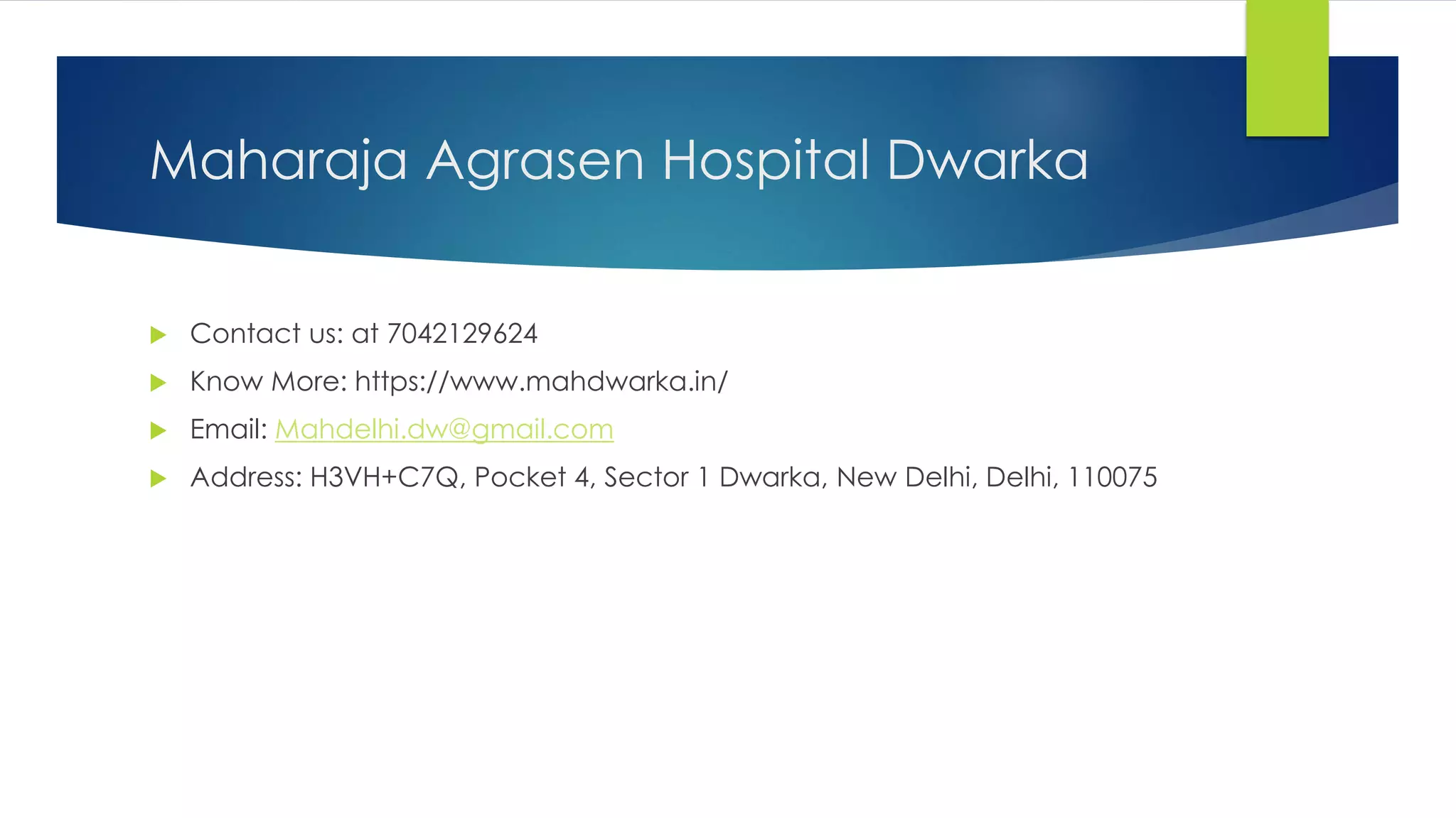 Gynaecology MAH Dwarka | PDF