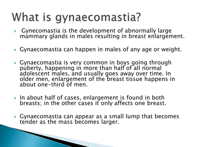 Gynaecomastia | PPTX