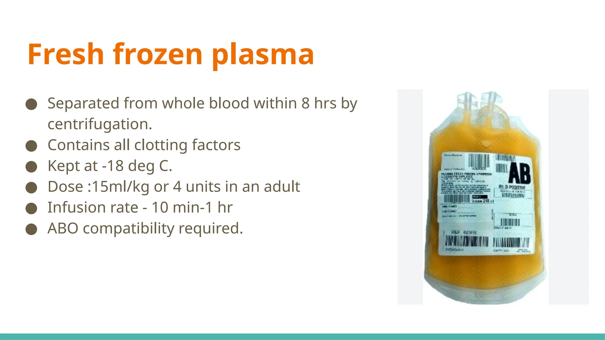 Blood transfusion it's products and their uses | PPTX