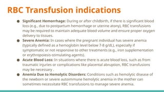 Blood transfusion it's products and their uses | PPTX