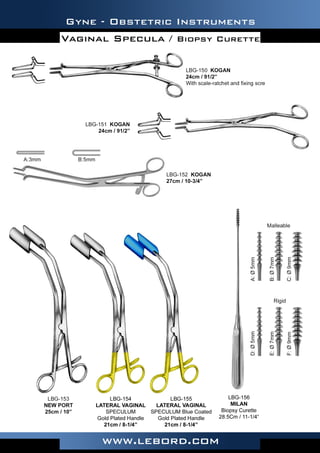 Gynecological Instruments | PDF