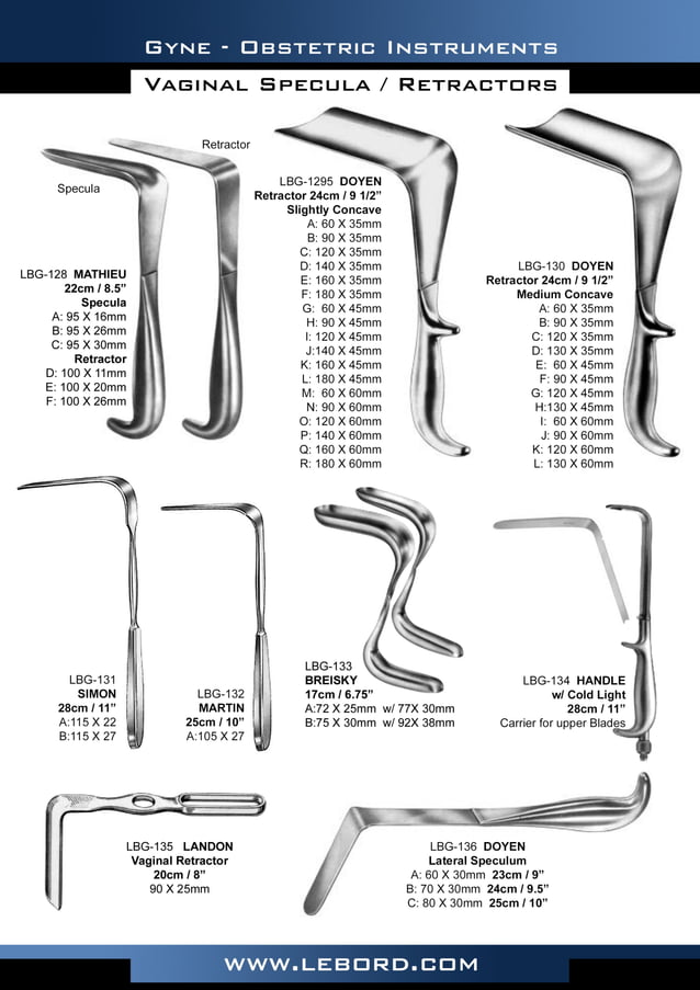 Gynecological Instruments | PDF