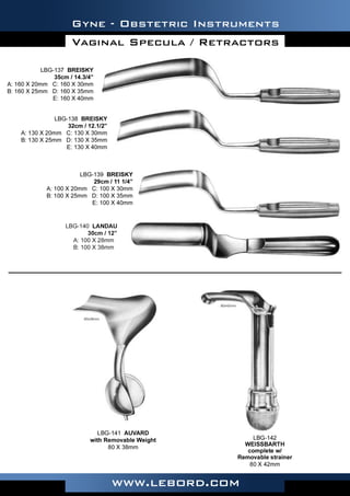 Gynecological Instruments | PDF