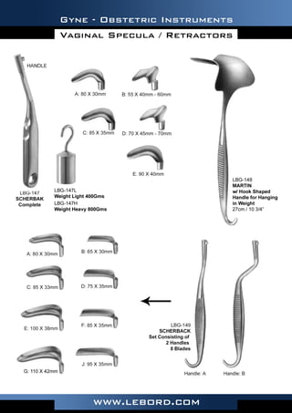 Gynecological Instruments | PDF