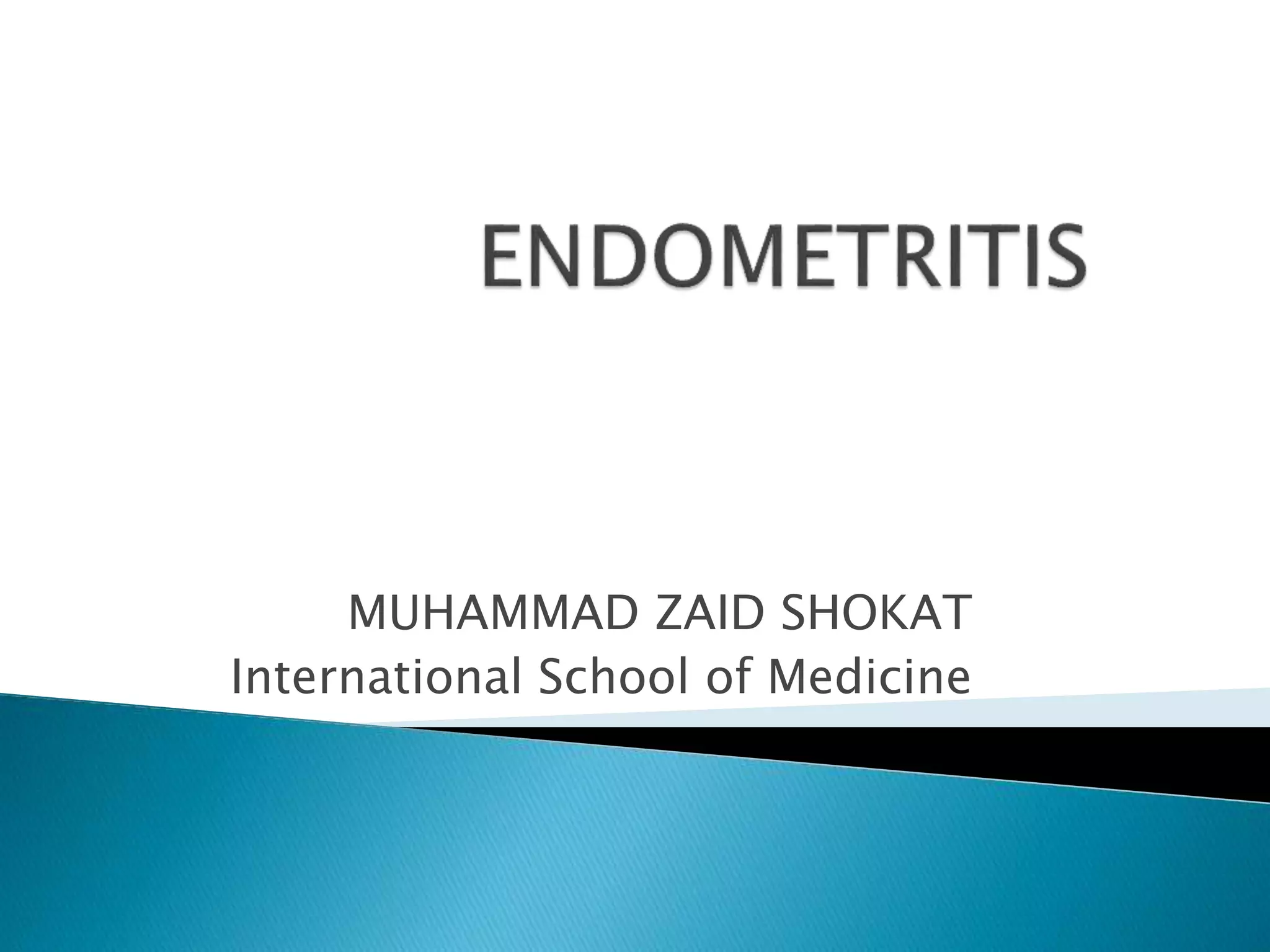 ENDOMETRITIS | PPTX