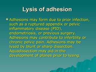 Gynecological Laparoscopy powerpoint slide | PPT