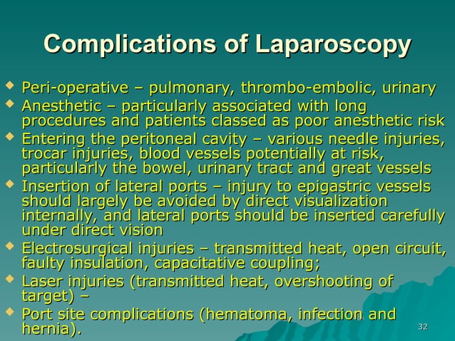 Gynecological Laparoscopy powerpoint slide | PPT