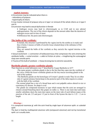 Gynecological anatomy for postgraduates | PDF