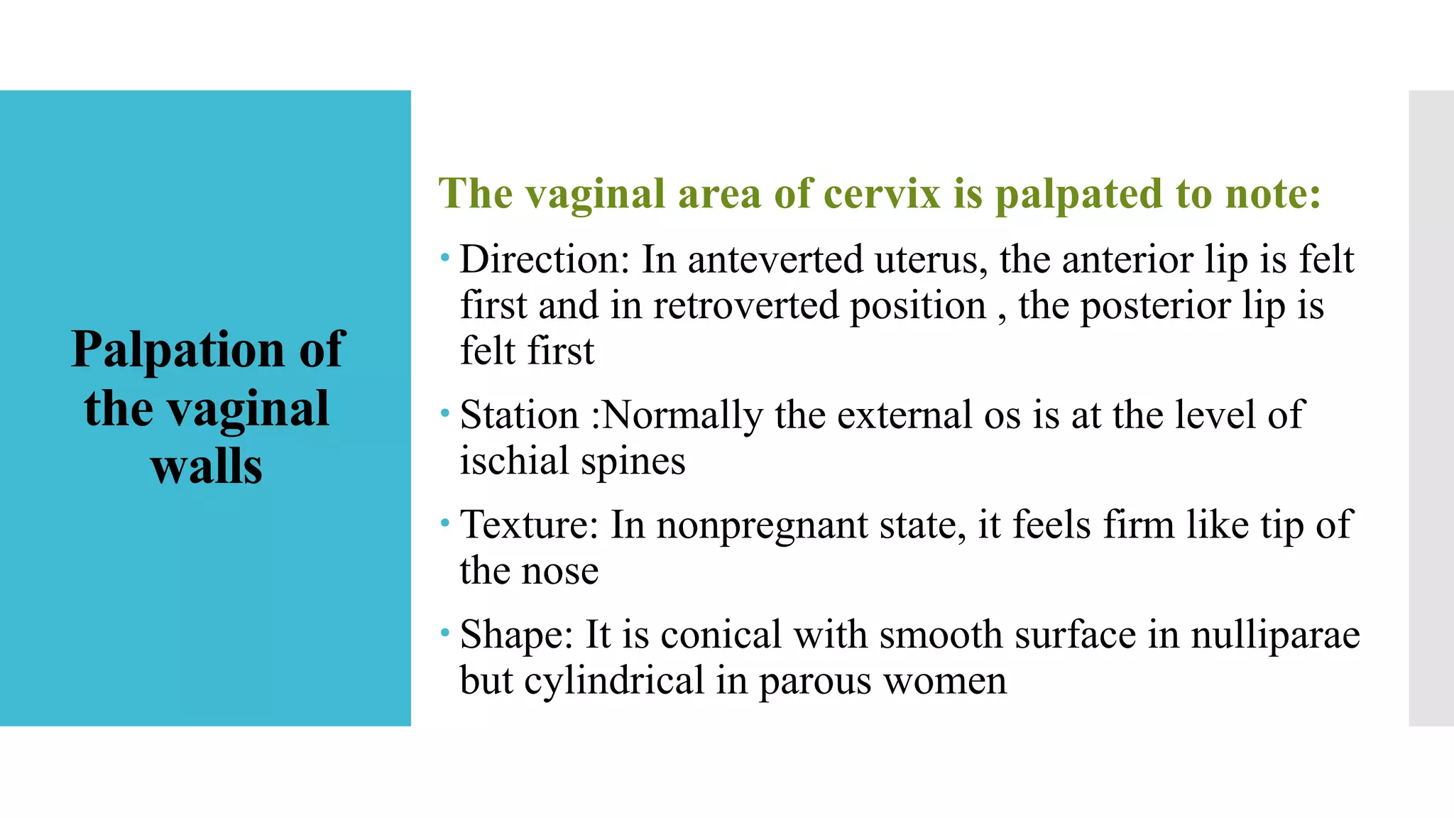 Gynecologocal assessment | PPTX