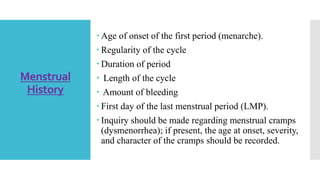 Gynecologocal assessment | PPTX