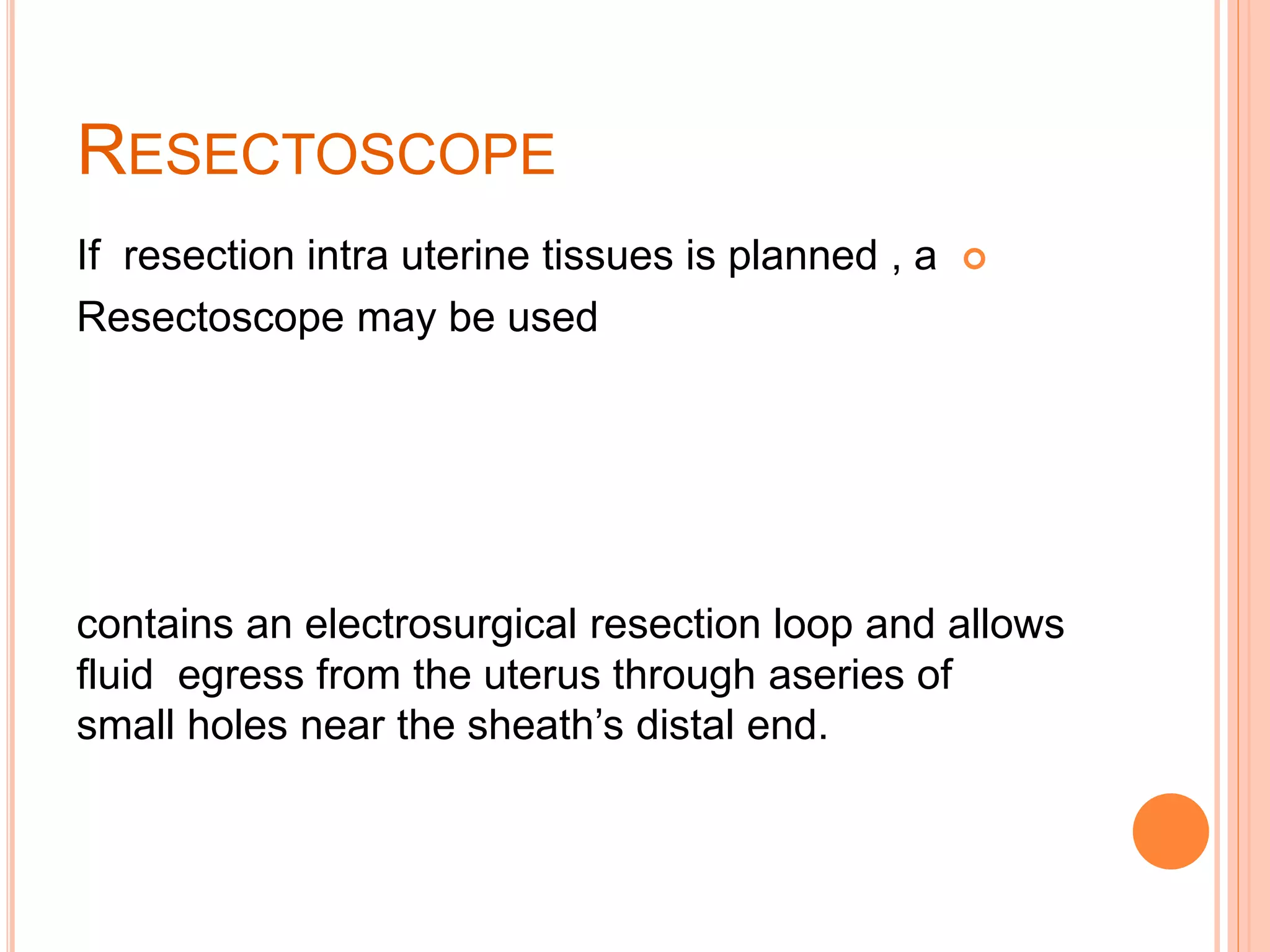 advances in minimal access surgery in gynecology | PPTX