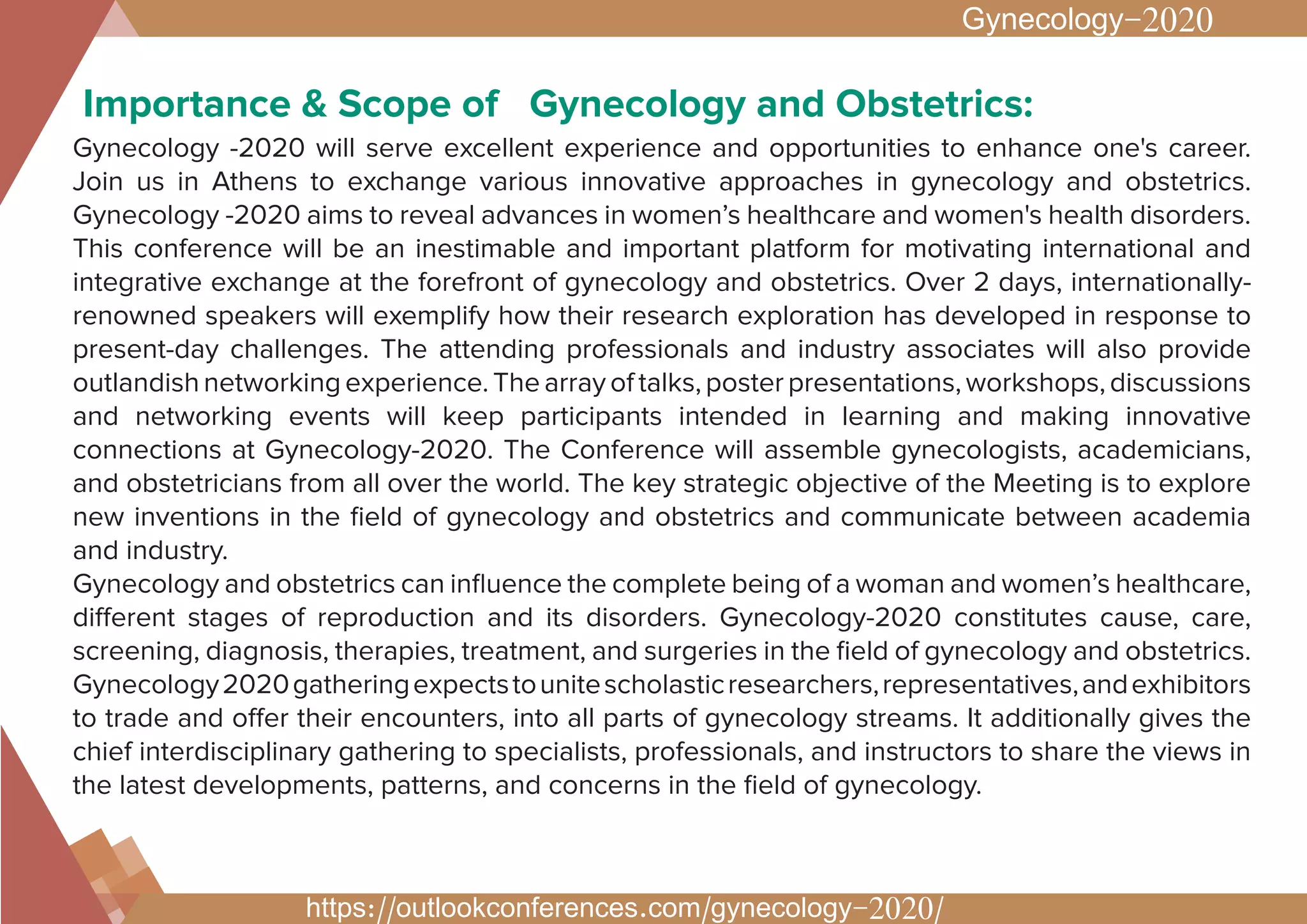 Gynecology 2020Broucher | PDF