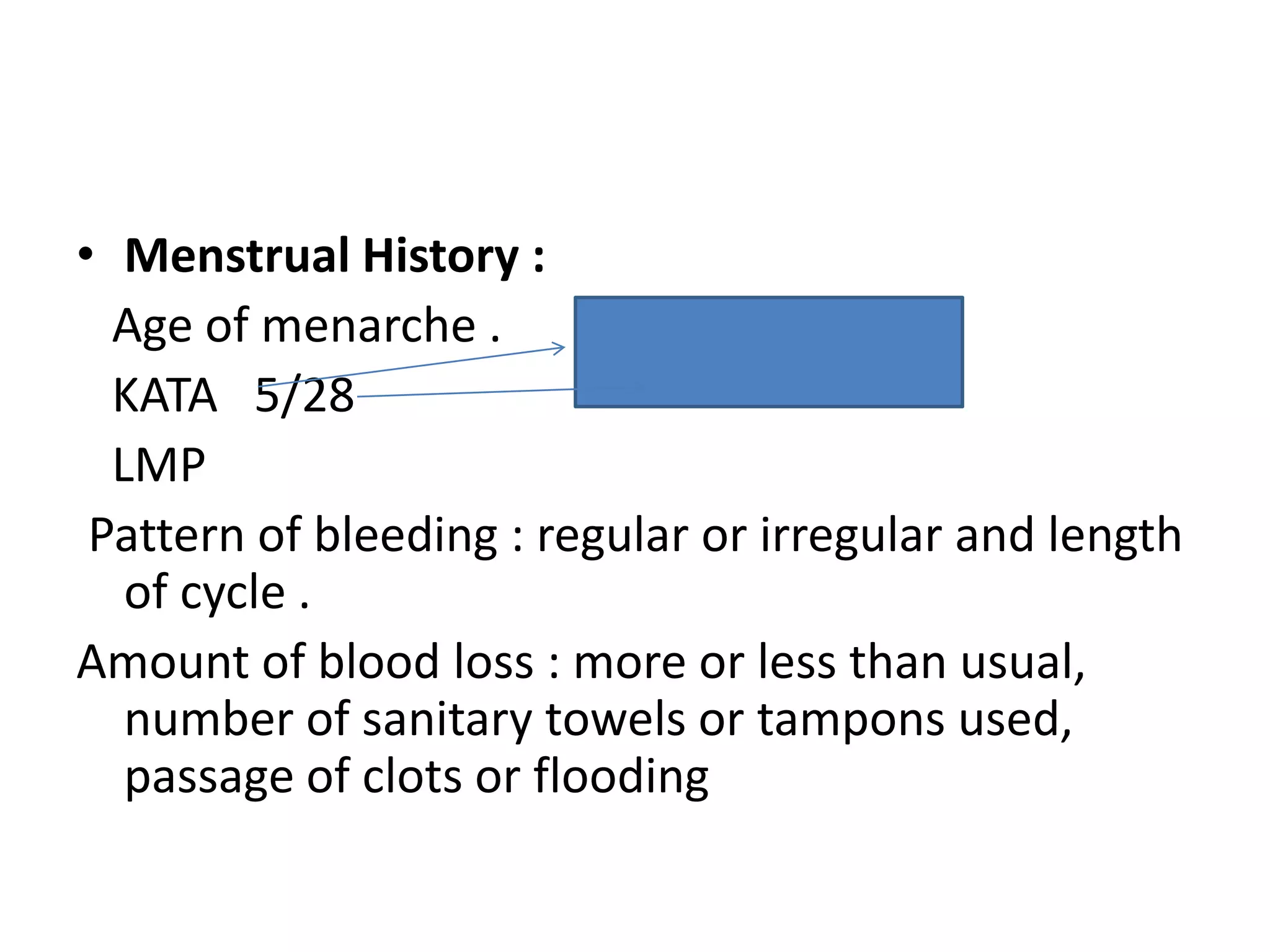 Gynecology history & examination | PPTX