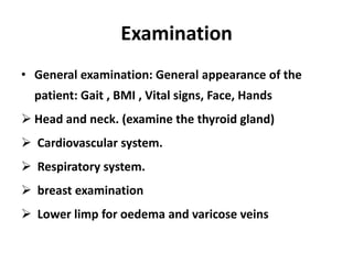 Gynecology history & examination | PPTX