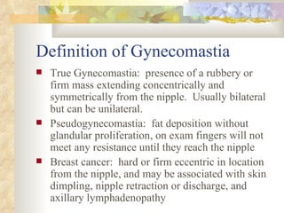 Gynecomastia | PPT