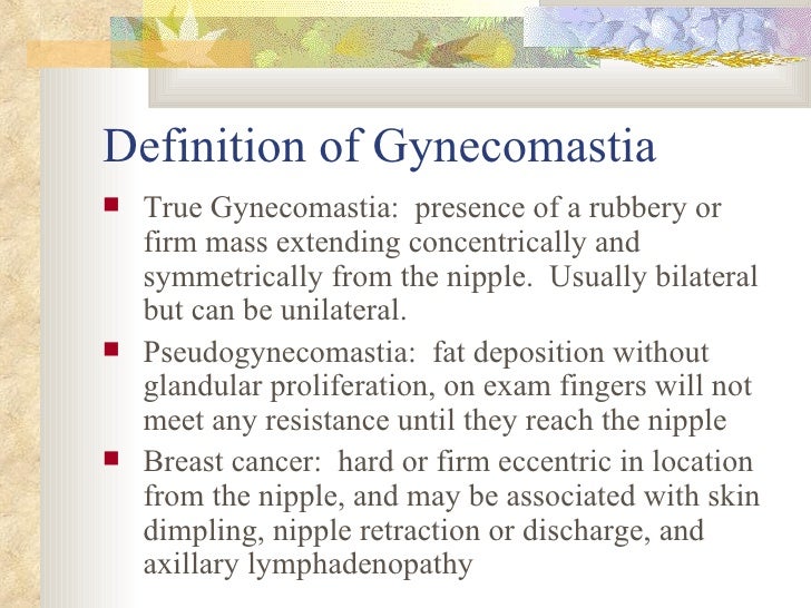 Gynecomastia | PPT
