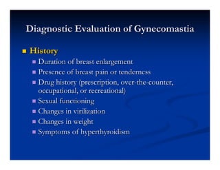 Gynecomastia | PDF